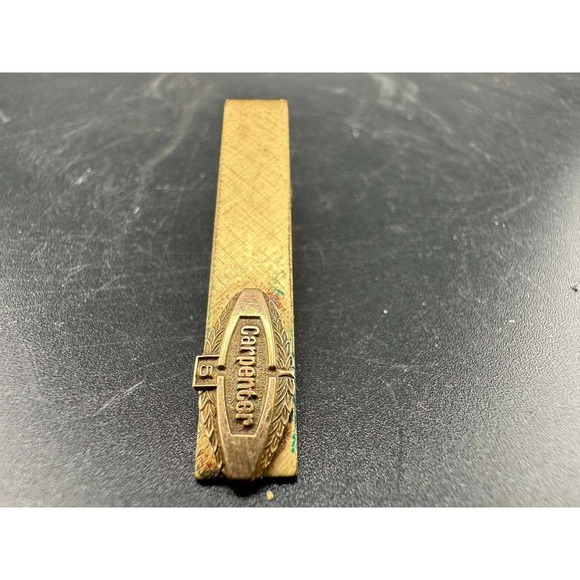 Balfour | Accessories | Vintage Balfour 2k Gold Filled Carpenter Logo ...